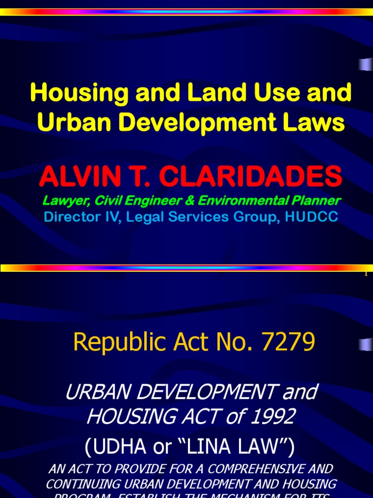 Housing and Land Use Laws Guide Urban Development | PDF | Public ...