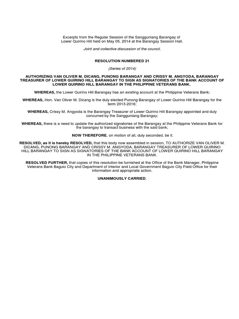 Excerpts From The Regular Session | PDF | Commission On Elections ...