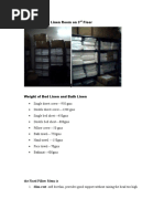 Linen Inventory March | PDF | Linens | Furniture