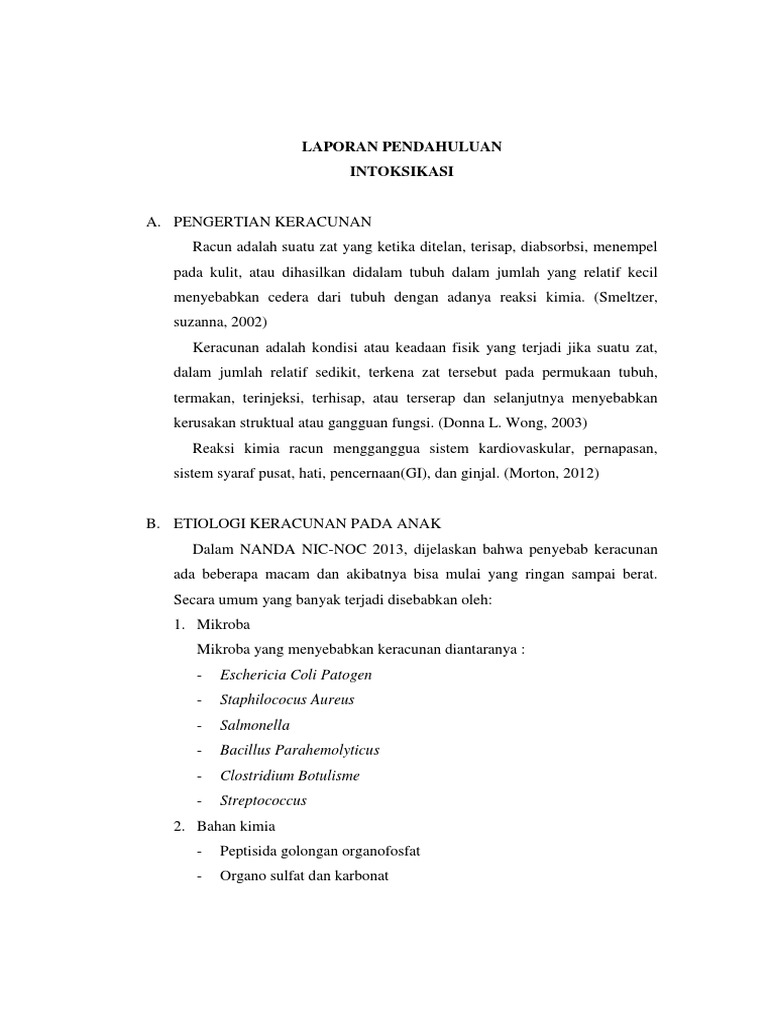 LP - Keracunan Organofosfat | PDF | Pengembangan Diri | Kesehatan Holistik