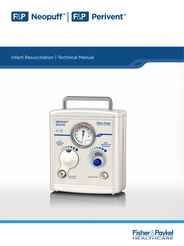 Neopuff Technical Manual | PDF | Pressure Measurement | Valve