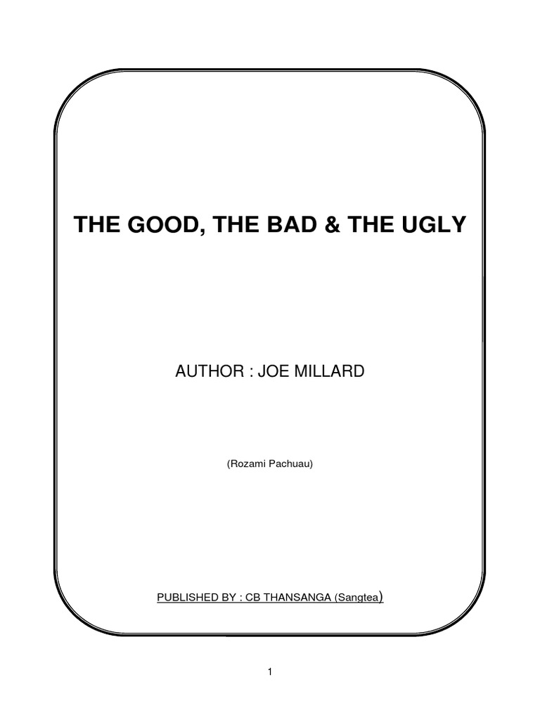 The Good The Bad and The Ugly | PDF
