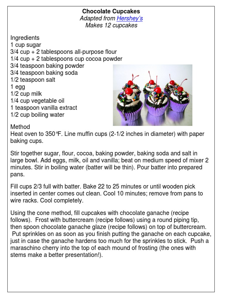 Chocolate Sundae Cupcake | PDF | Cupcake | Chocolate