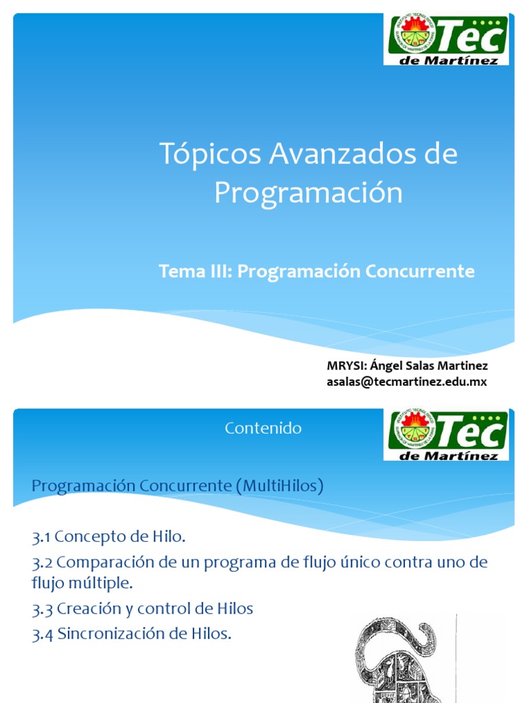3.programacion Concurrente | PDF | Hilo (Computación) | Objeto (informática)