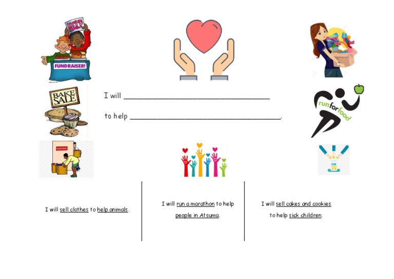 ESL Charity Activity | PDF