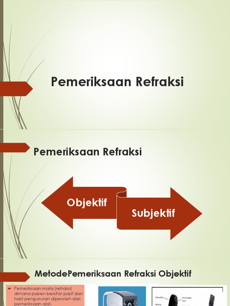 Pemeriksaan Refraksi Mata | PDF