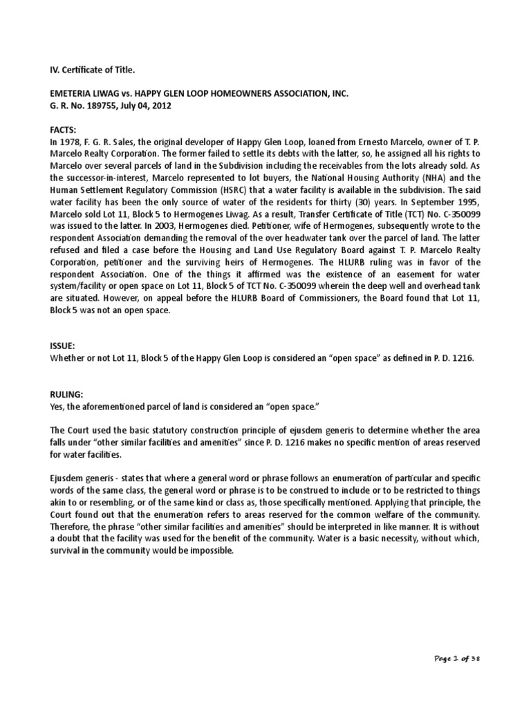 Case Digests LTD | PDF | Judgment (Law) | Mortgage Law