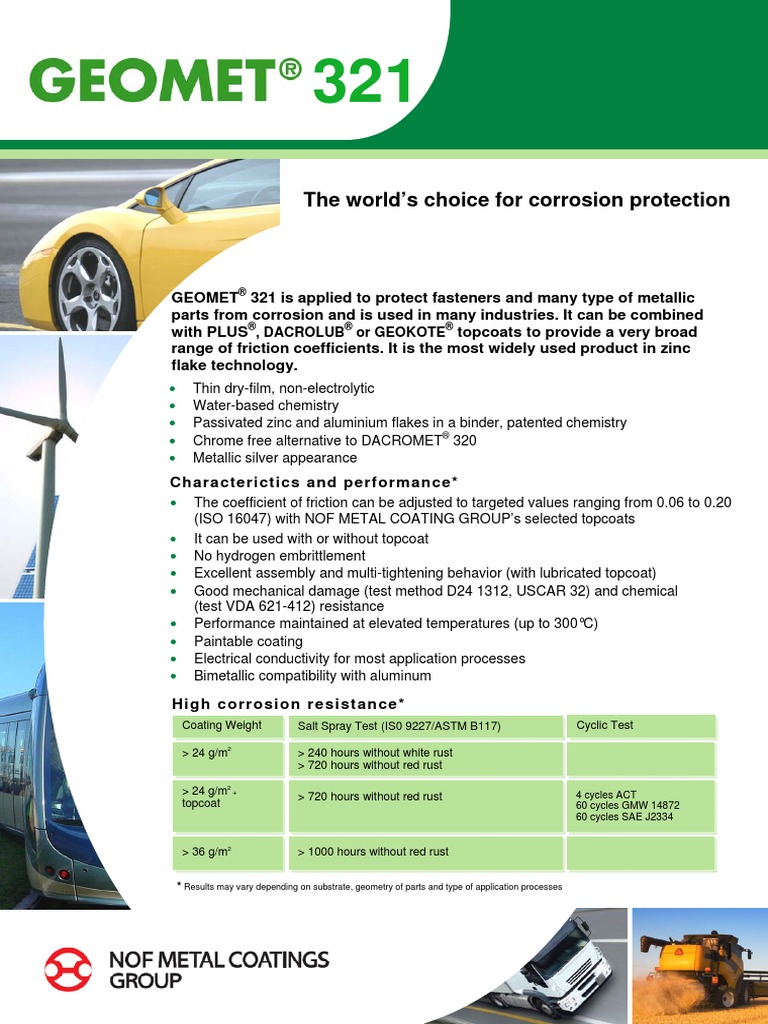 Geomet 321 | Download Free PDF | Industrial Processes | Chemical Substances