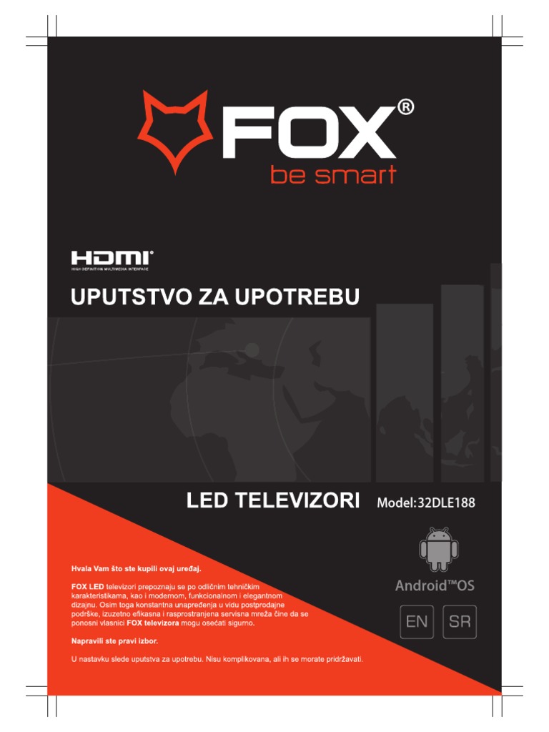 Fox Led 32dle188 | PDF | Ac Power Plugs And Sockets | Electrical Engineering