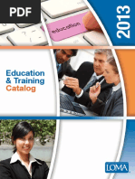 LOMA Course Catalogue | PDF | Life Insurance | Insurance