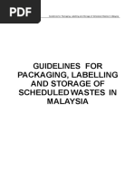 DOE Guidelines For Packaging Labelling and Storage of Scheduled Wastes ...