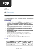 Sailpoint Developer Resume 1 | PDF
