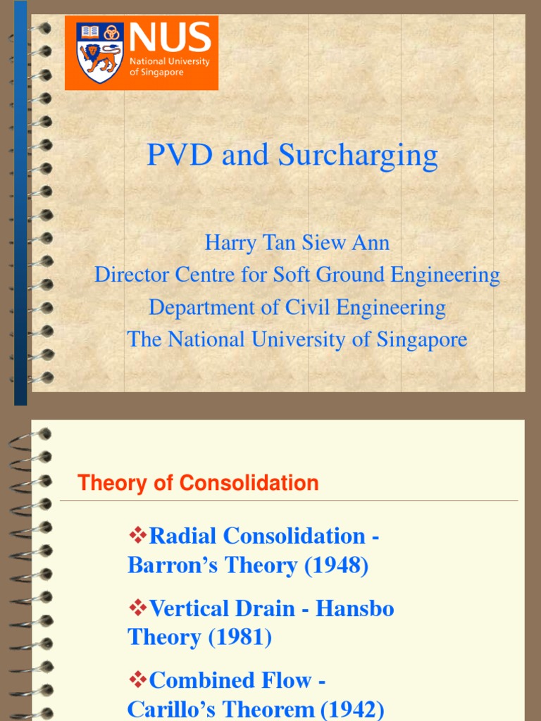 PVD and Surcharge Preloading Insights | PDF | Mathematical Objects ...