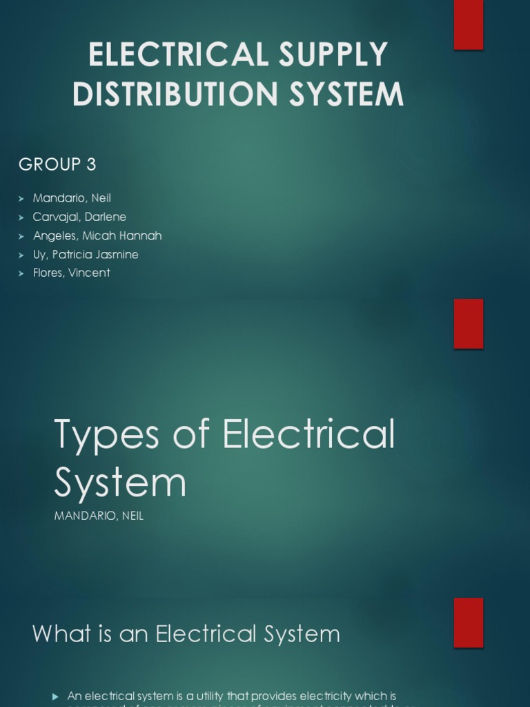 Types of Electrical System | PDF | Fuse (Electrical) | Power Supply