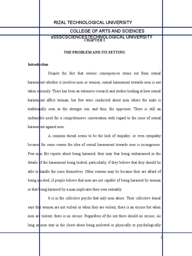 College of Arts and Sciences Sssscsciencestechnological University ...