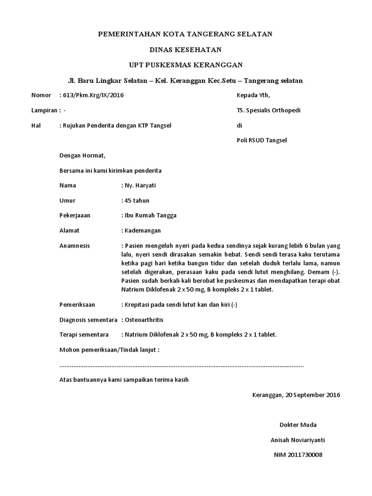 Surat Rujukan PDF | PDF