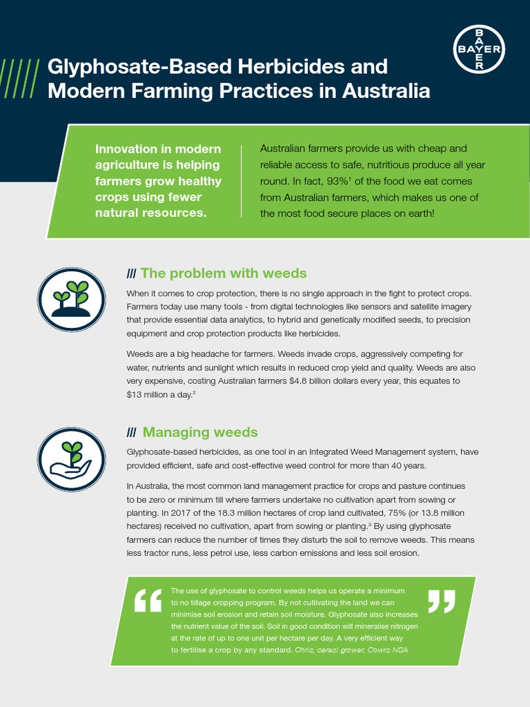 Fact Sheet Modern Farming | PDF | Agriculture | Weed