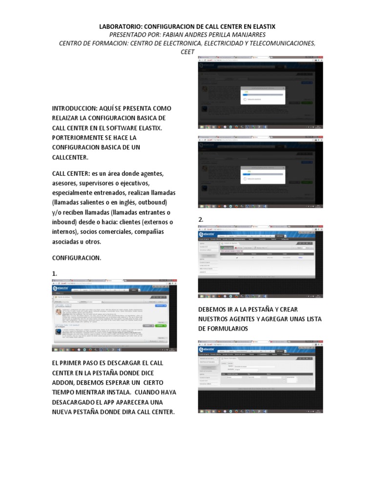 Configuración Básica de Call Center en Elastix | PDF