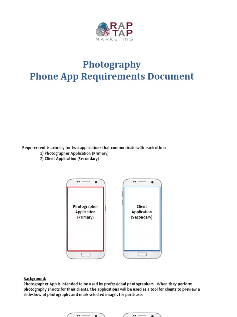 Application Requirements Document, 2018 12 03 | PDF | Screenshot ...