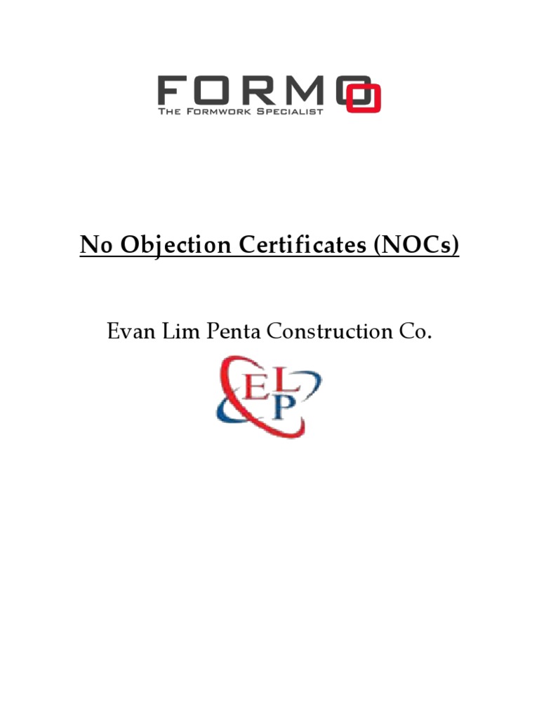 Nocs Explained What Are No Objection Certificates Pdf