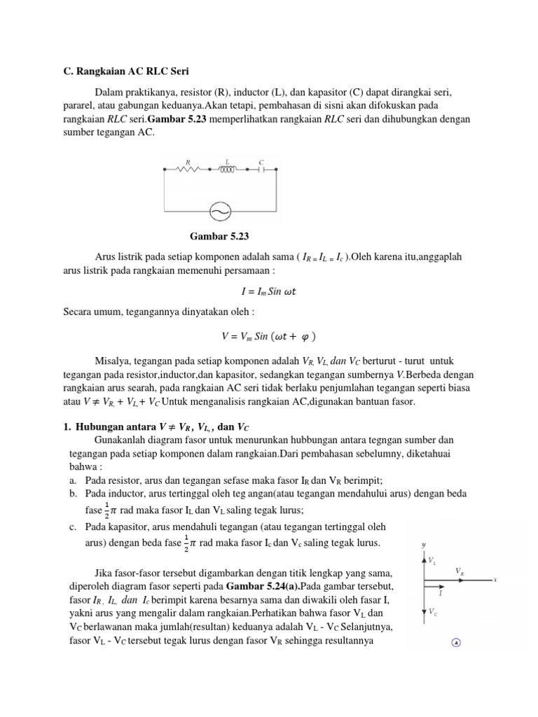 Rangkaian RLC | PDF