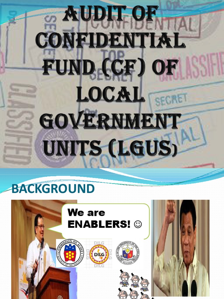Audit of Confidential Fund of LGU | PDF | Audit | Business