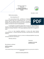 Example of Solicitation Letter Filipino | PDF