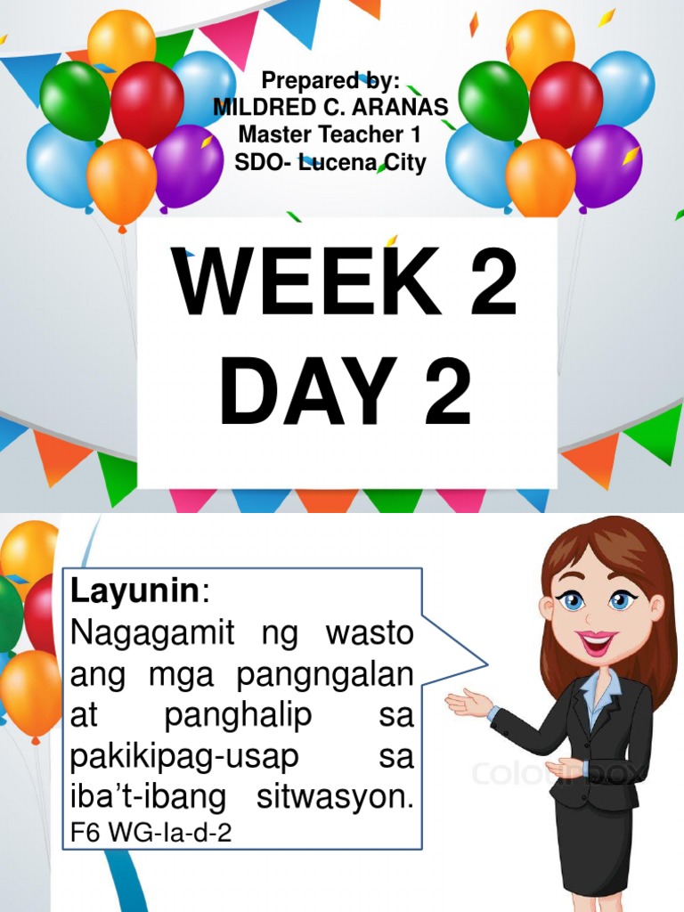 Week 2 - Day 2 - 5 | PDF