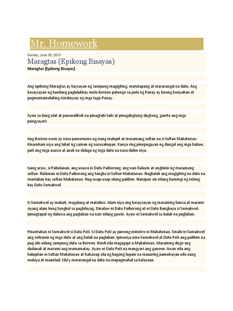 Maragtas | PDF