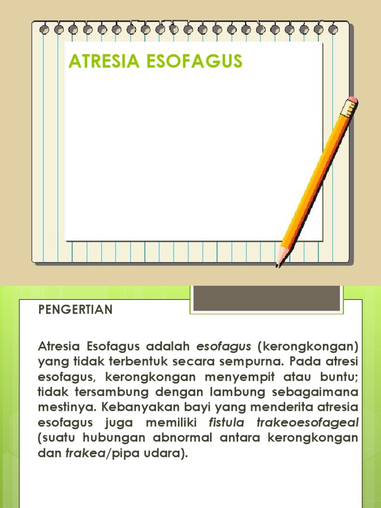 Atresia Esofagus | PDF