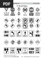 Road Sign Cheat Sheet | PDF | Lane | Traffic