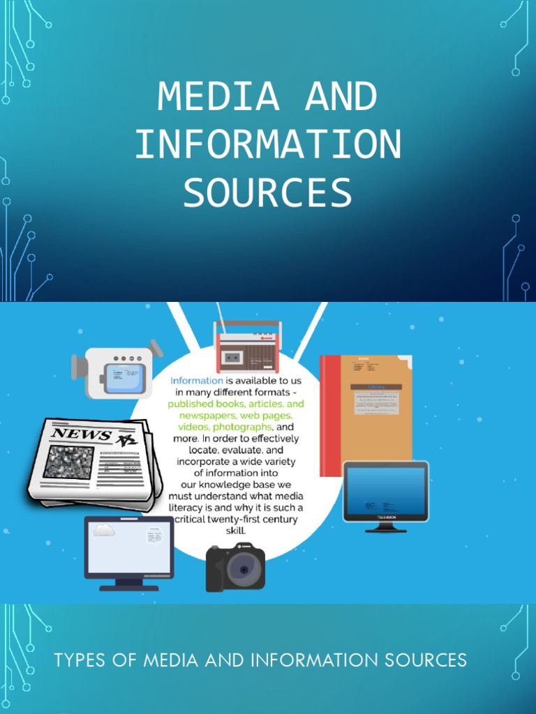 Types of Media and Information Sources | PDF | Folklore