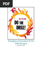Fire Evacuation Drill Scenario | PDF | Emergency | Fires