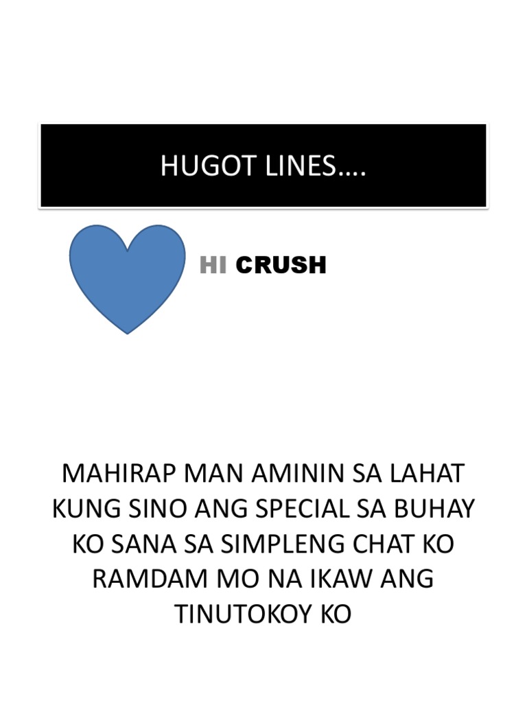 Hugot Lines | PDF
