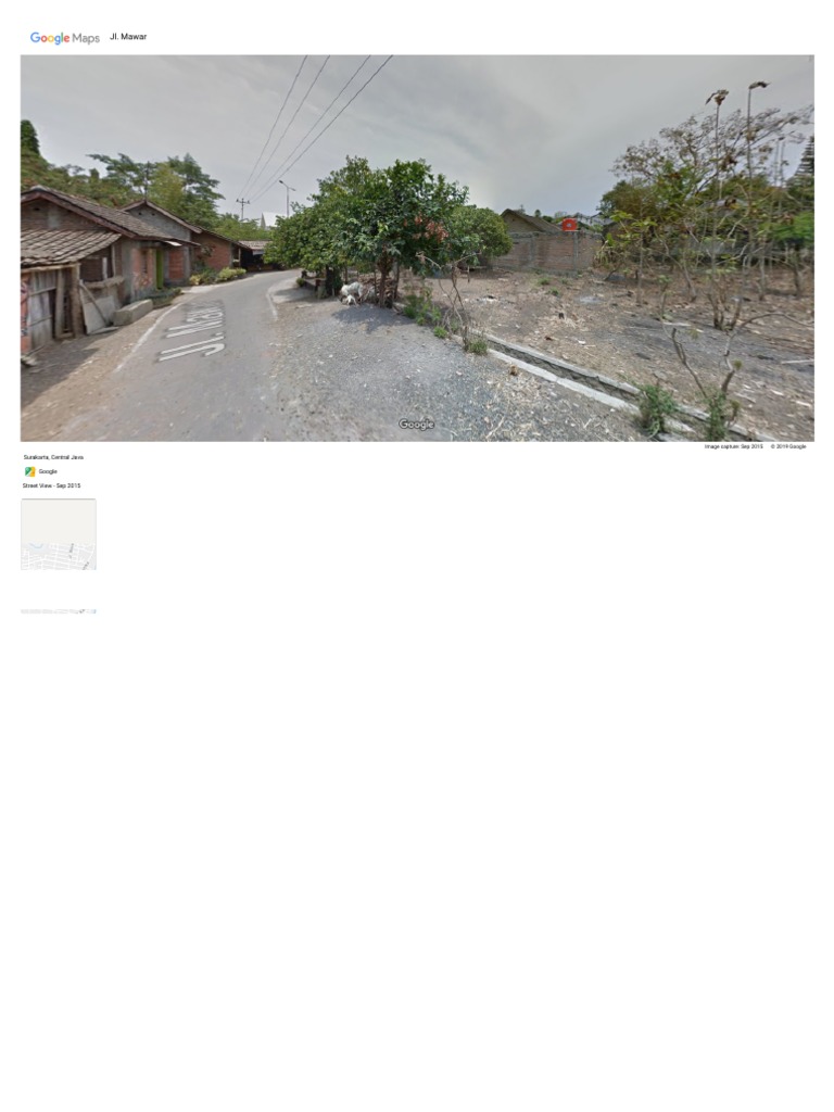 Jl. Mawar: Surakarta, Central Java Google | PDF