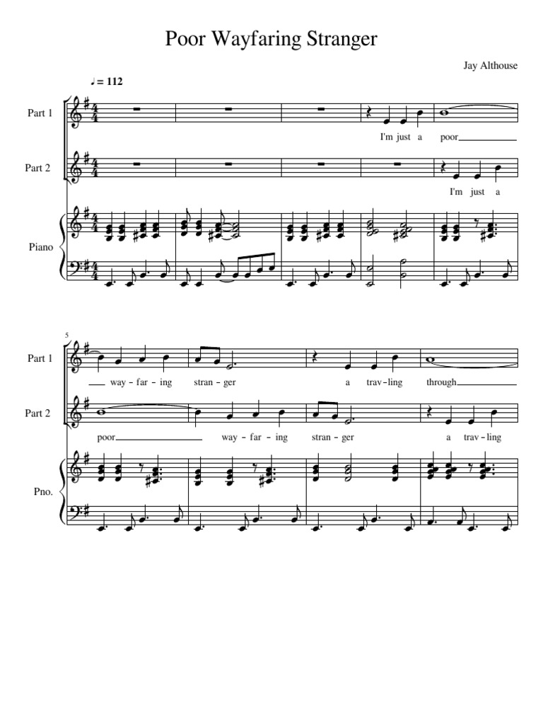 Poor Wayfaring Stranger | PDF