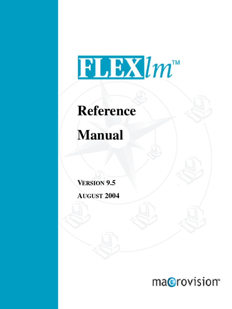 FLEXlm Reference Manual PDF | PDF | Application Software | Computer Program