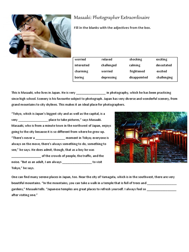 Describing Words Practice - 46981 | PDF