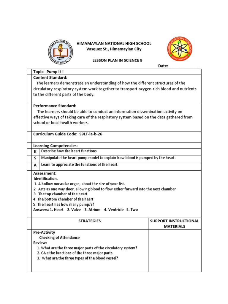 Pump It | PDF | Heart | Circulatory System