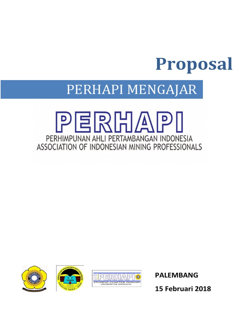 Proposal Perhapi Mengajar | PDF