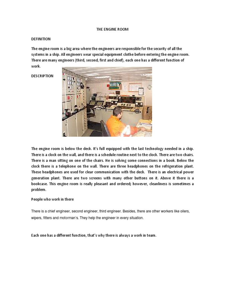 The Engine Room | PDF