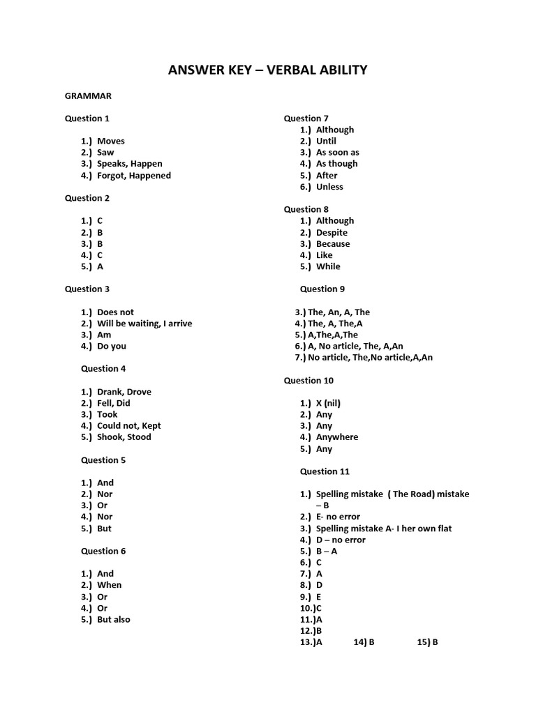 Answer Key (BOOK) PDF | PDF | Reasoning | Argument