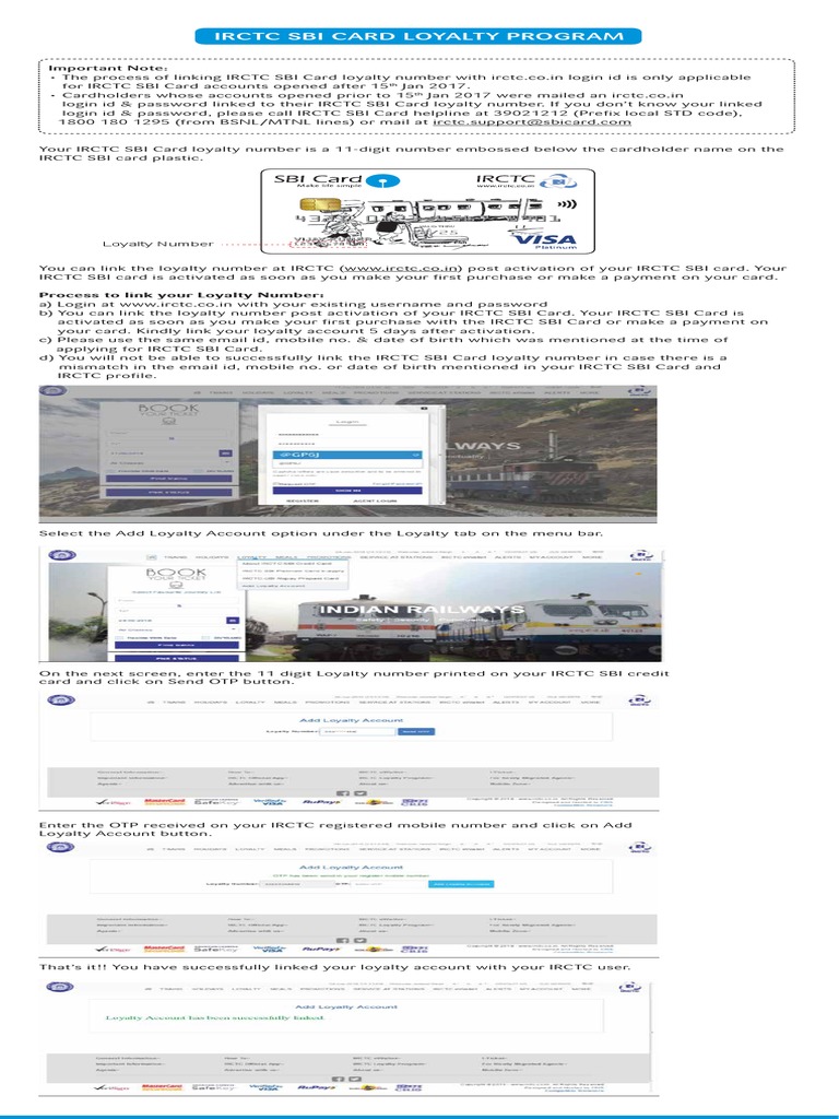 Irctc Loyalty Program | PDF