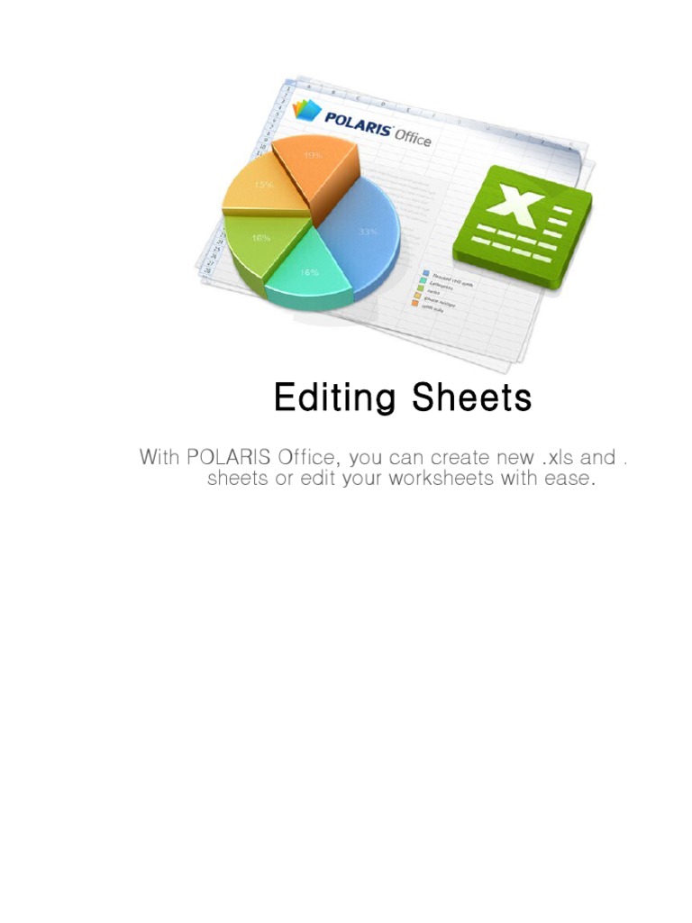 Editing Sheets in POLARIS Office | PDF | Icon (Computing) | Tab (Gui)