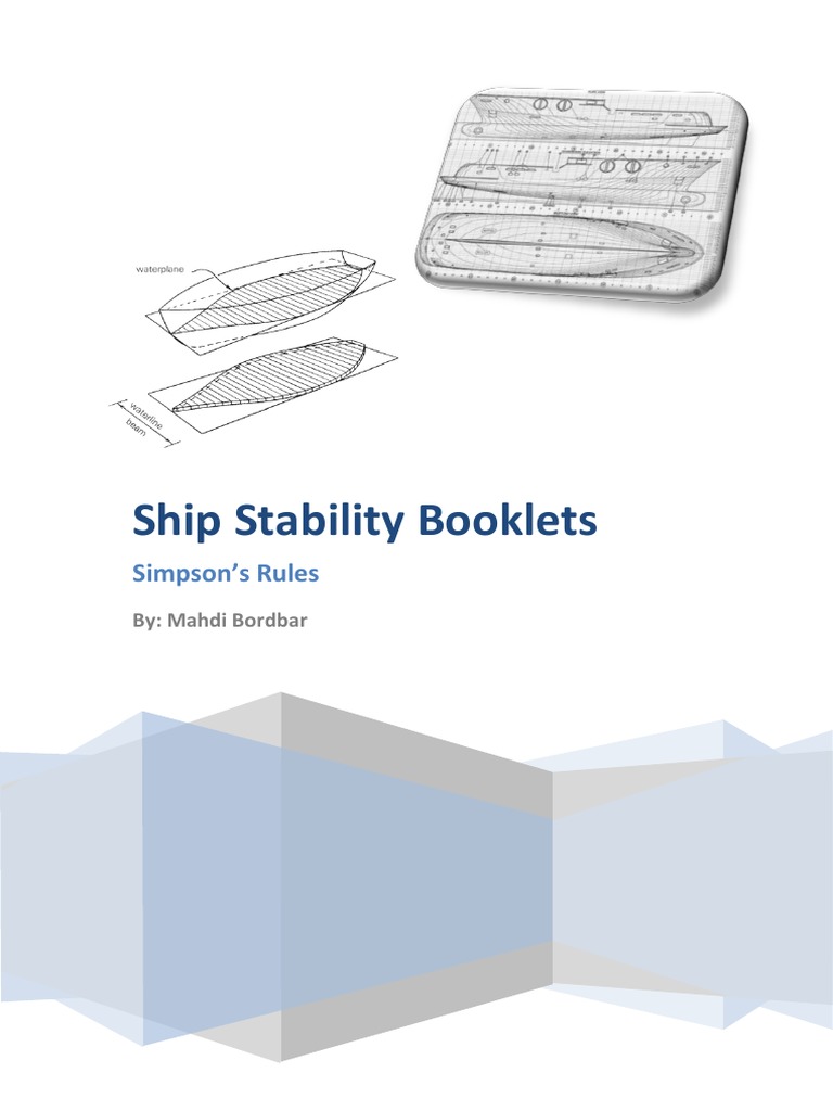 Simpson Rule PDF | PDF | Area | Ships