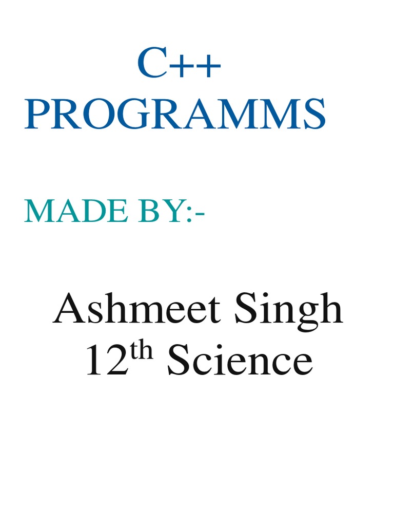 C++ Practicle | PDF | Matrix (Mathematics) | Computer Programming