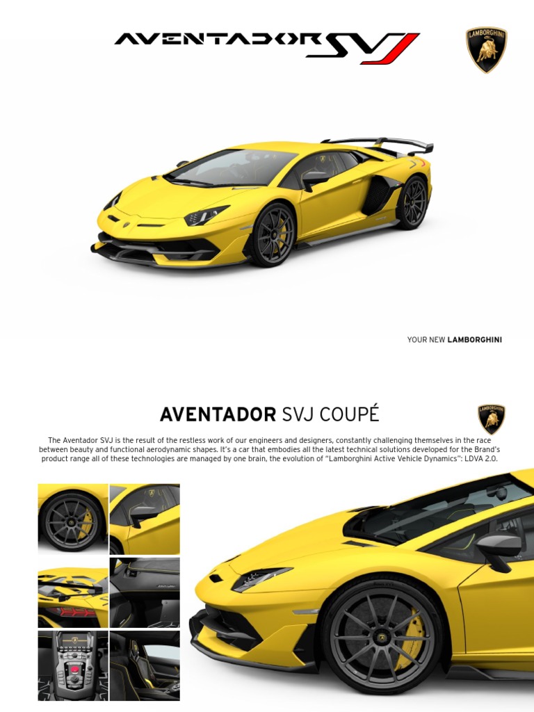 Aventador SVJ Coupé - !! 4720GF 0 | PDF | Luxury Vehicles | Private ...