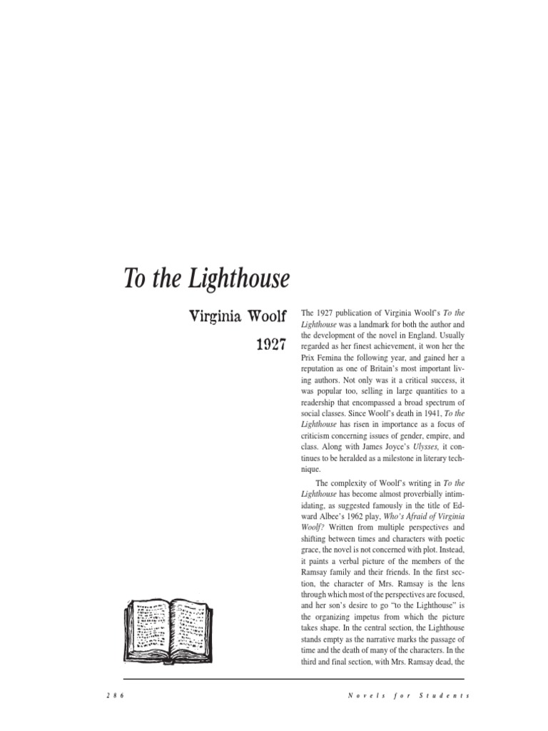 Virginia Woolf - To The Lighthouse | PDF | To The Lighthouse | Virginia ...
