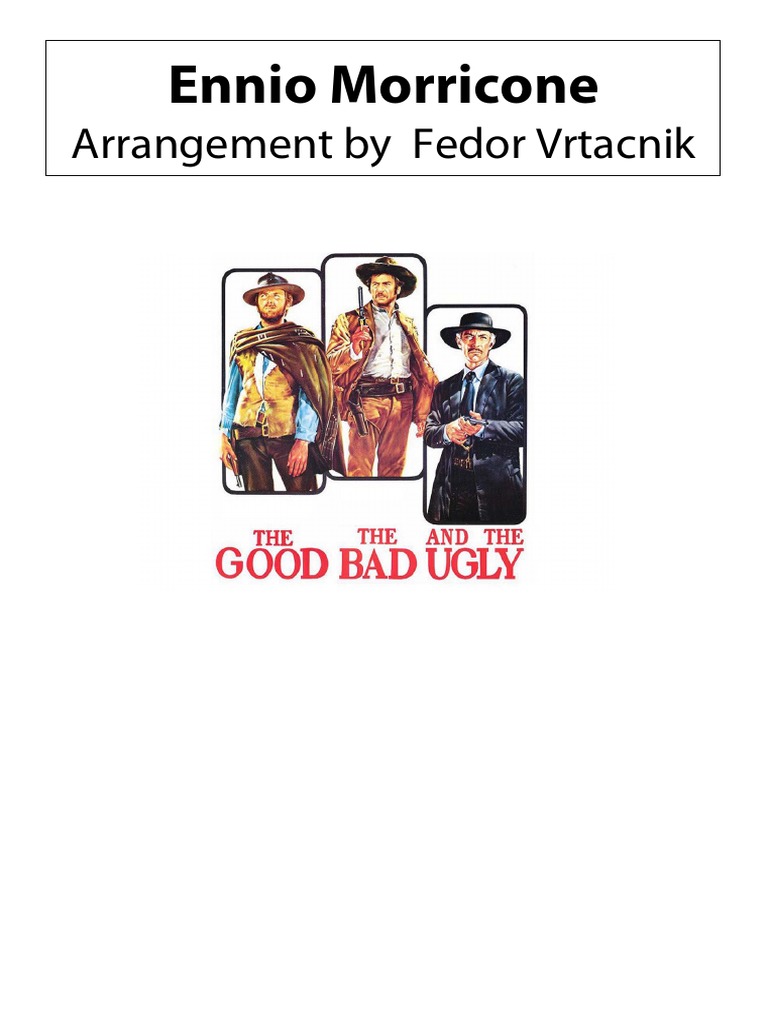 The Good The Bad and The Ugly PDF Full Orchestra Score PDF | PDF ...