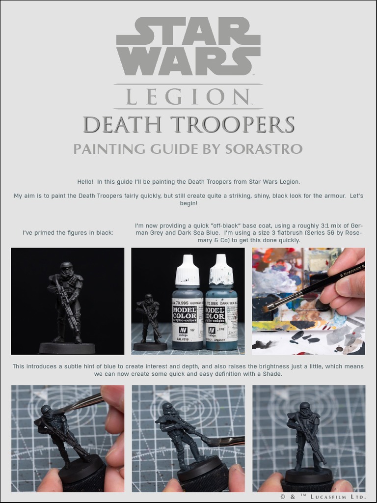 Death Troopers Painting Guide | PDF | Blue | Nature